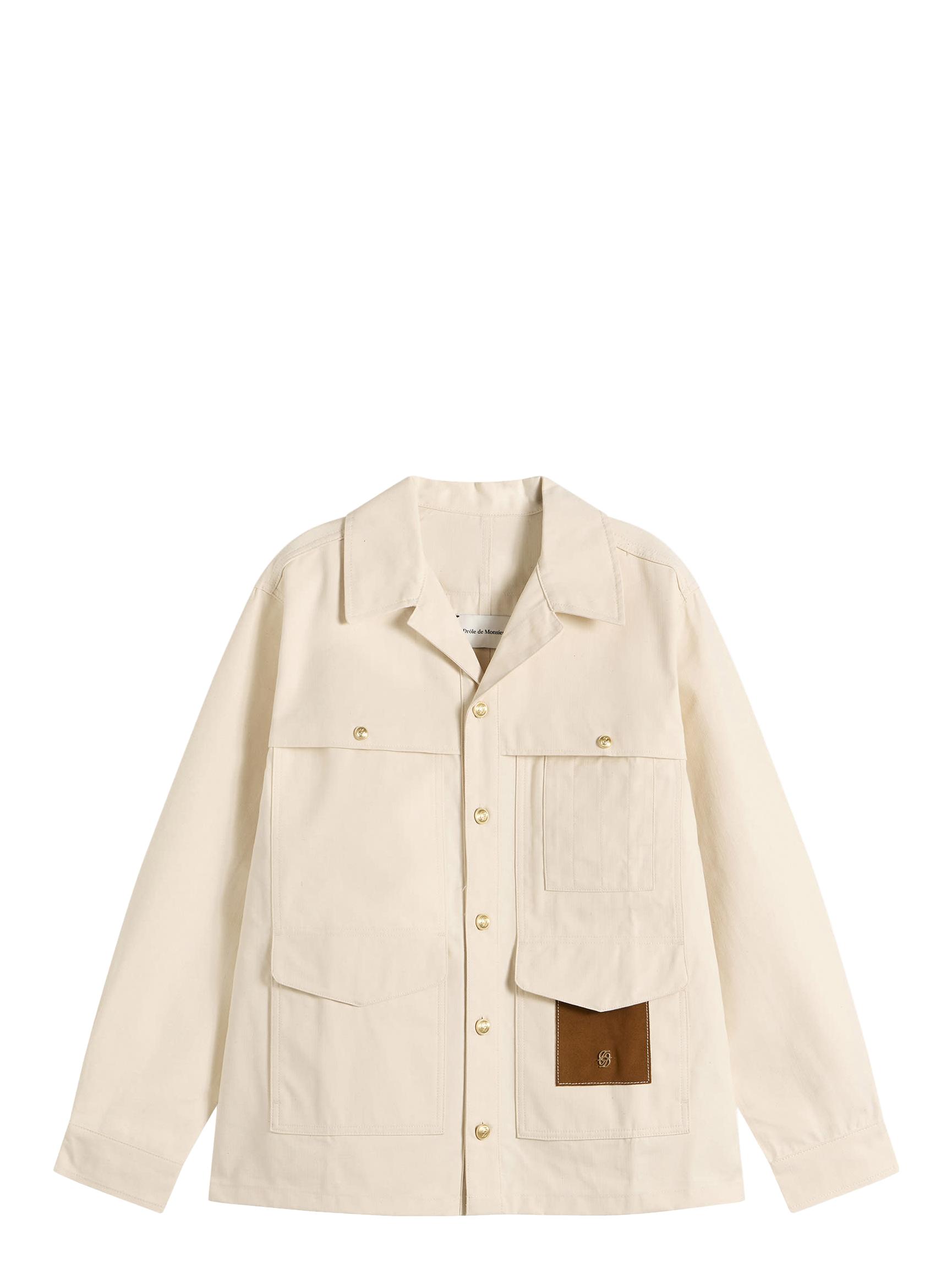 DROLE DE MONSIEUR Drôle de Monsieur Cotton Shirt Jacket